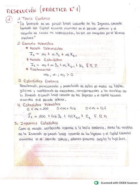 Resolucion De La PrÁctica De Econometria Pdf