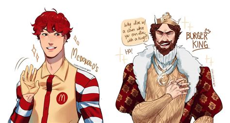 Illustrator Reimagines Famous Fast Food Brands As Manga Style