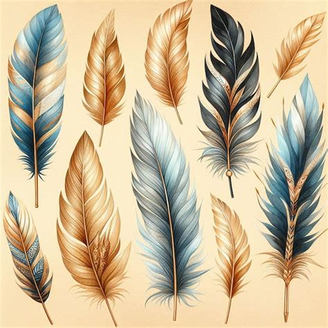 Premium Ai Image Fluffy Feathers Texture Background
