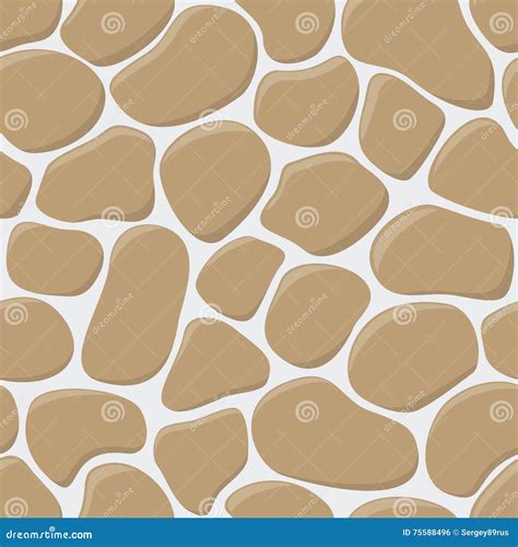 Cobblestone Seamless Background Stock Vector Illustration Of Abstract Vector 75588496
