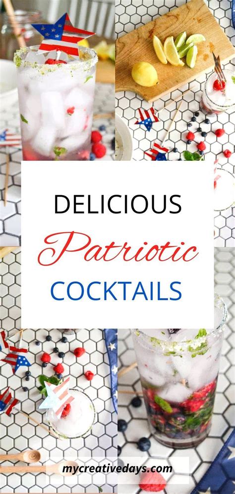 Easy Patriotic Cocktail {memorial Day 4th Of July} Patriotic