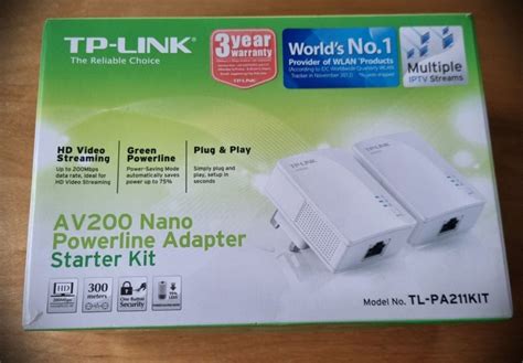 Tp Link Wifi Extender Av200 Nano Powerline Adaptor Starter Kit Computers And Tech Parts