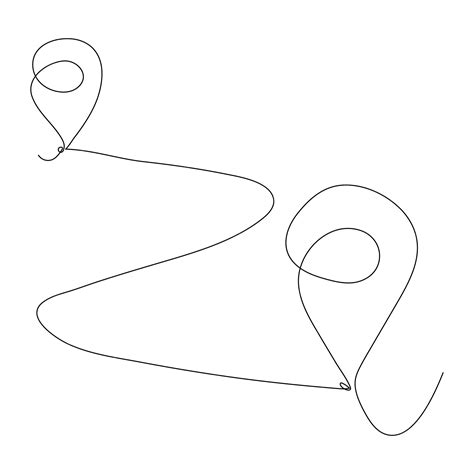 Premium Vector Continuous Single Line Traffic One Line Map Location
