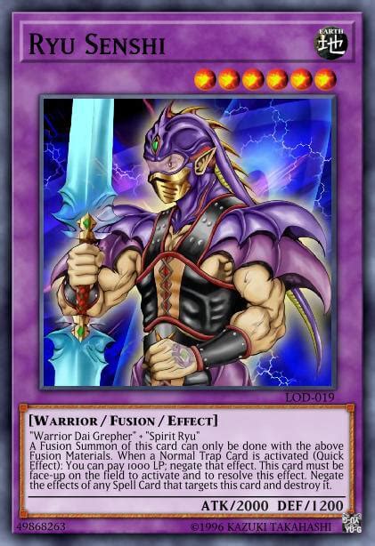 Ryu Senshi Yu Gi Oh Tcg Ygo Cards
