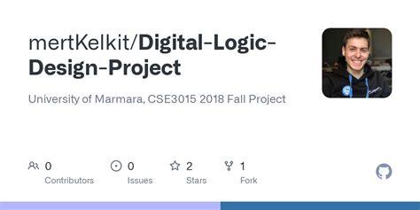 GitHub MertKelkit Digital Logic Design Project University Of Marmara CSE Fall Project
