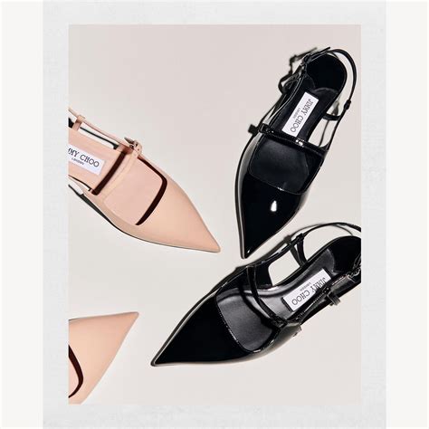 Didi Flat Macaron Patent Leather Flats Jimmy Choo
