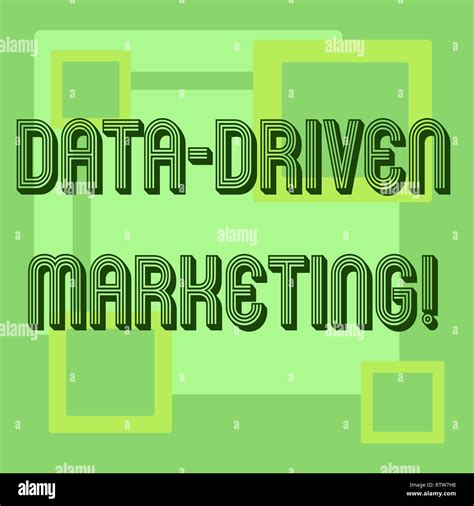 Handwriting Text Data Driven Marketing Concept Meaning Strategy Built On Insights Analysis From