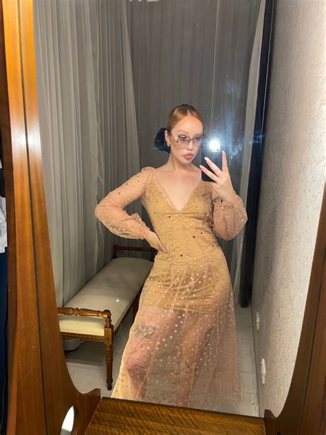 Pre Loved The Nude Starlet Sheer Dress Granddays