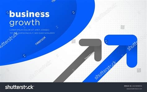 Growth Arrows Moving Forward Direction Concept Stock Vector Royalty Free 2223048431 Shutterstock