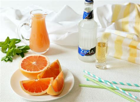 Sparkling Zima® Paloma Cocktail Forks And Folly