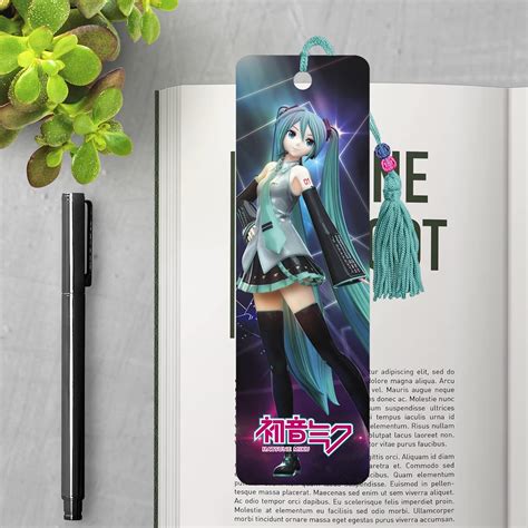 Hatsune Miku Pose Premier Bookmark Stationery Elastic Corner