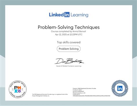Linkedinlearning Problemsolving Continuouslearning Professionalgrowth Anmol Bansal