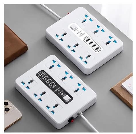 2m Multi Function Extension Cord Socket With Usb Port Leakage