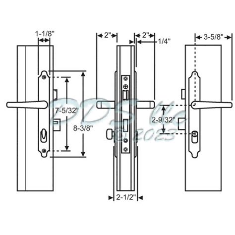 Larson Storm Door Lever Latch Set 19 466 Window And Door Parts
