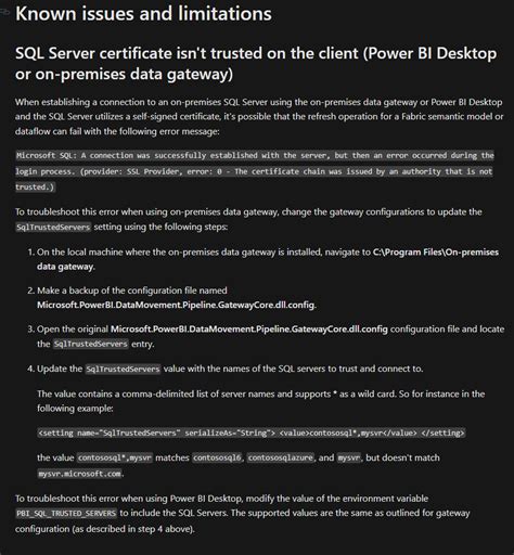 sql connection 0 the certificate chain was i microsoft fabric