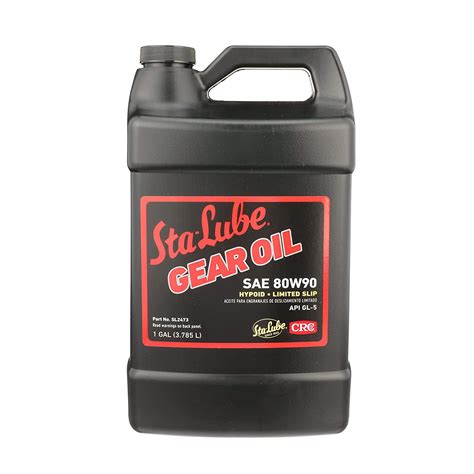 Crc Sta Lube Sl2473 Api Gl 5 Plus New Generation Limited Slip Gear Oil 1 Gallon