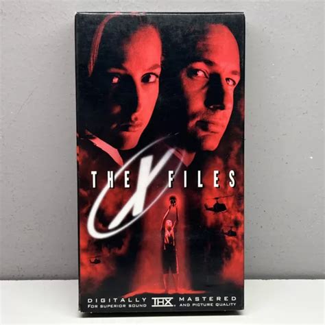 The X Files Movie Vhs 1998 Video Tape Thx Vtg 20th Century Fox Case