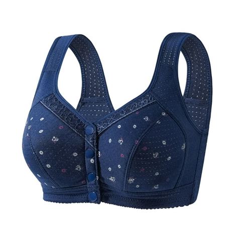 Bras For Older Women Front Closure No Underwire Full Coverage Bralette