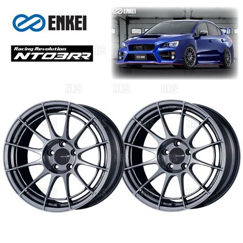Enkei エンケイ Nt03rr Hs ハイパーシルバーミドルフェイス 95j X 18インチ 45 Pcd120 5穴 2本
