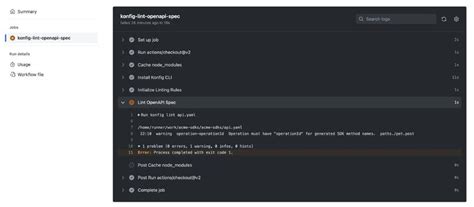 konfig on linkedin setup linting for your openapi spec konfig