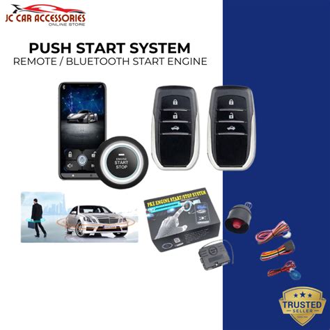 Pke Keyless Entry Car Engine Remote Start Stop And Push Button Start
