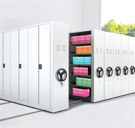 Manual Office Movable Library Oem Compact Shelving Compact Shelving And Mobile Compactor