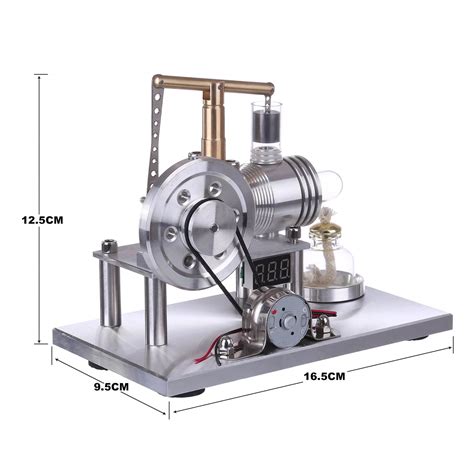 Custom Balance Type Hot Air Single Cylinder Stirling Engine Generator