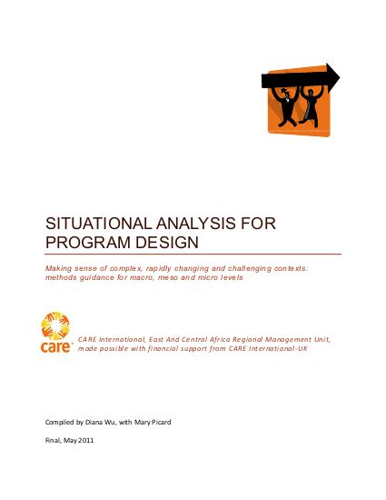 Situational Analysis For Program Design Making Sense Of Complex