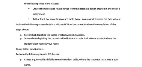 Solved How To Create Erd In Access The Following Steps In Ms Access