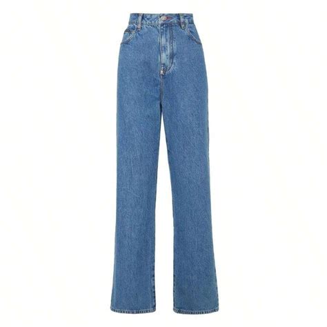 Philipp Plein نيك بلينيموديل فضفاض من الجينز شي إن