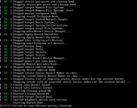 Failed To Load SELinux Policy Freezing Virtual Ramblings