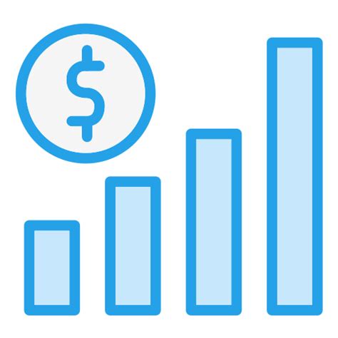 Growth Generic Blue Icon