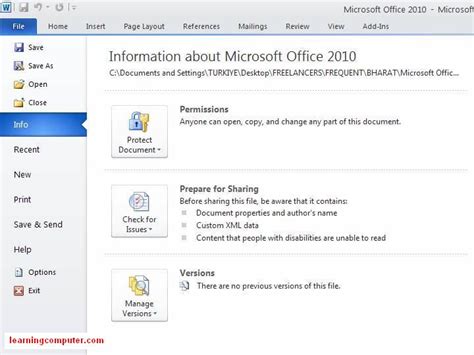 Microsoft Word IT Computer Training Learningcomputer