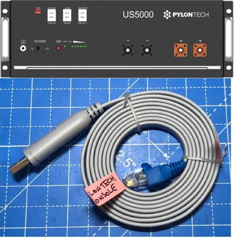 Pylontech Battery Console Cable Rj45 Us2000 Us3000 Us5000 Battery View Firmware Eur 27 90