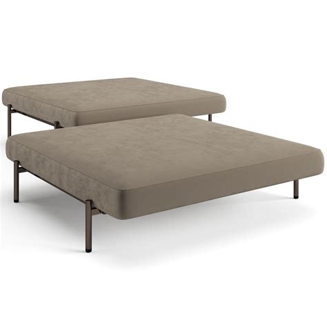Minotti Superquadra Benches Set 3d Model Cgtrader