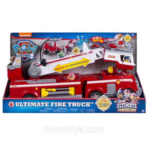 Огромная пожарная машина Щенячий патруль со звуком и светом/ Paw Patrol ...