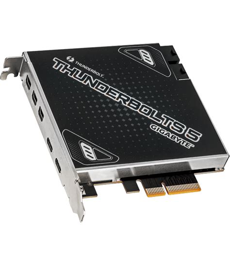 Gigabyte Thunderbolts 5 Intel Certified Pcie 40 X4 Add In Card