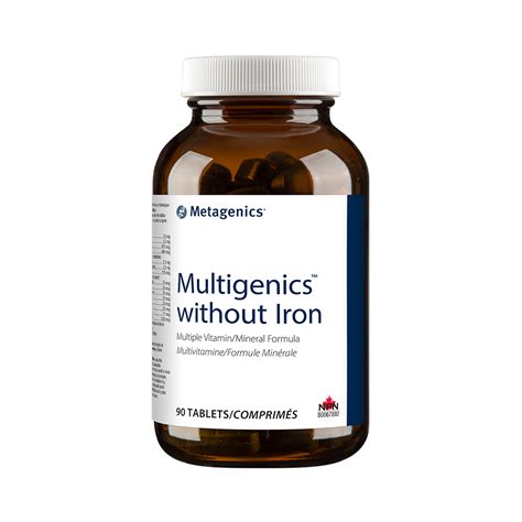 Metagenics Multigenics Without Iron 90 Tablets Naturopathic Products