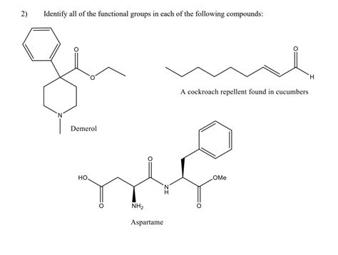 Solved Identifv All Of The Functional Grouns In Each Of The