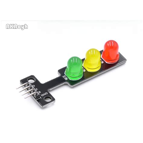 Led Traffic Signal Light Module 5v Traffic Light Luminous Module Electronic Learning Building