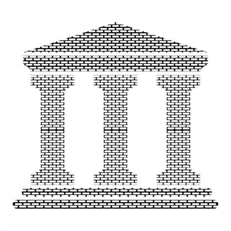 Column Icon Premium Vector