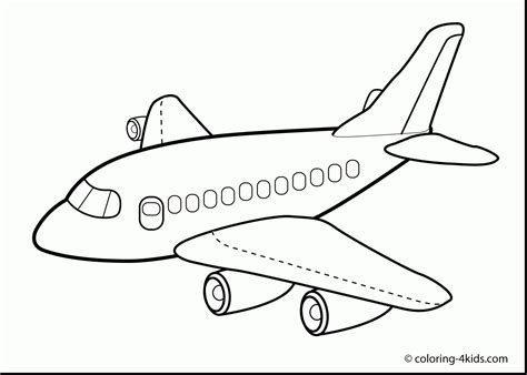 Airplane Coloring Pages For Preschool At Getdrawings Free Download