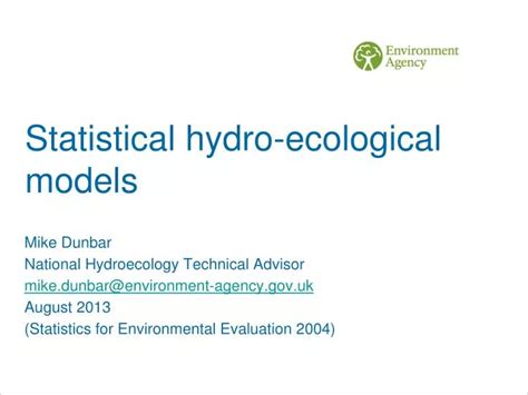 Ppt Statistical Hydro Ecological Models Powerpoint Presentation Free Download Id1620873