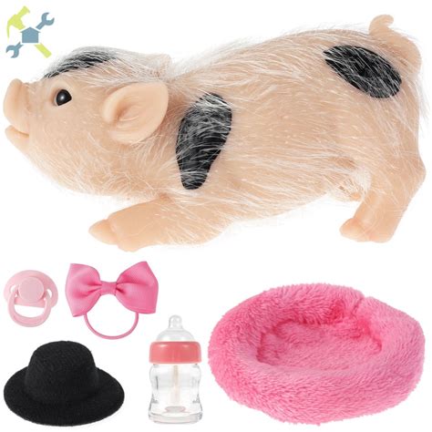 Reborn Boneca De Silicone De 47 Polegadas Para Porco Mini Soft