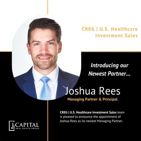 Joshua Rees On Linkedin News Introducing Our Newest Partner Joshua