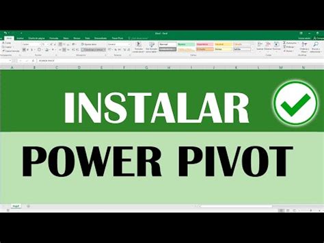 Guía completa para activar Power Pivot en Excel paso a paso Tuto Window