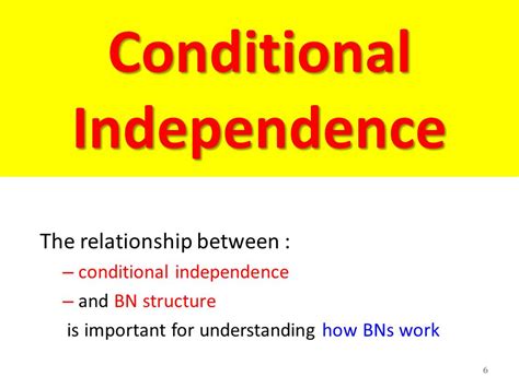 Conditional Independence Creating Tables Ppt Download