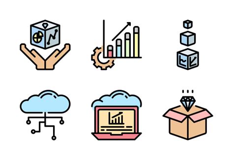 Big Data Analytics Icons By KonKapp Big Data Big Data Analytics Data Analytics