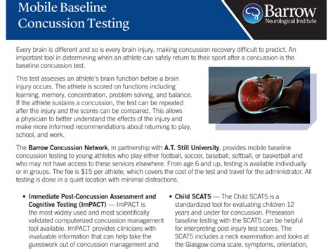 Brain Injury And Sports Neurology Barrow Neurological Institute