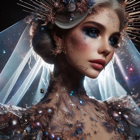 Premium Photo Portrait Of A Female Pixie Pixies Are Mythical